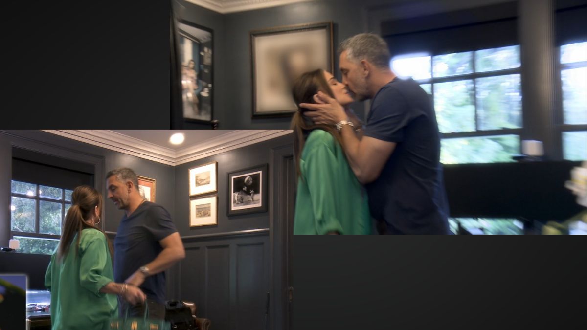 Kyle Richards Explains Awkward Kiss With Mauricio Umansky