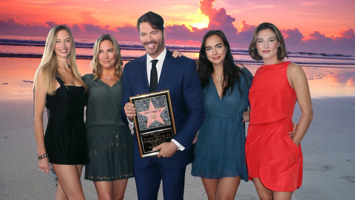Harry Connick Jr. Shares Photo With Wife Jill & 3 Daughters