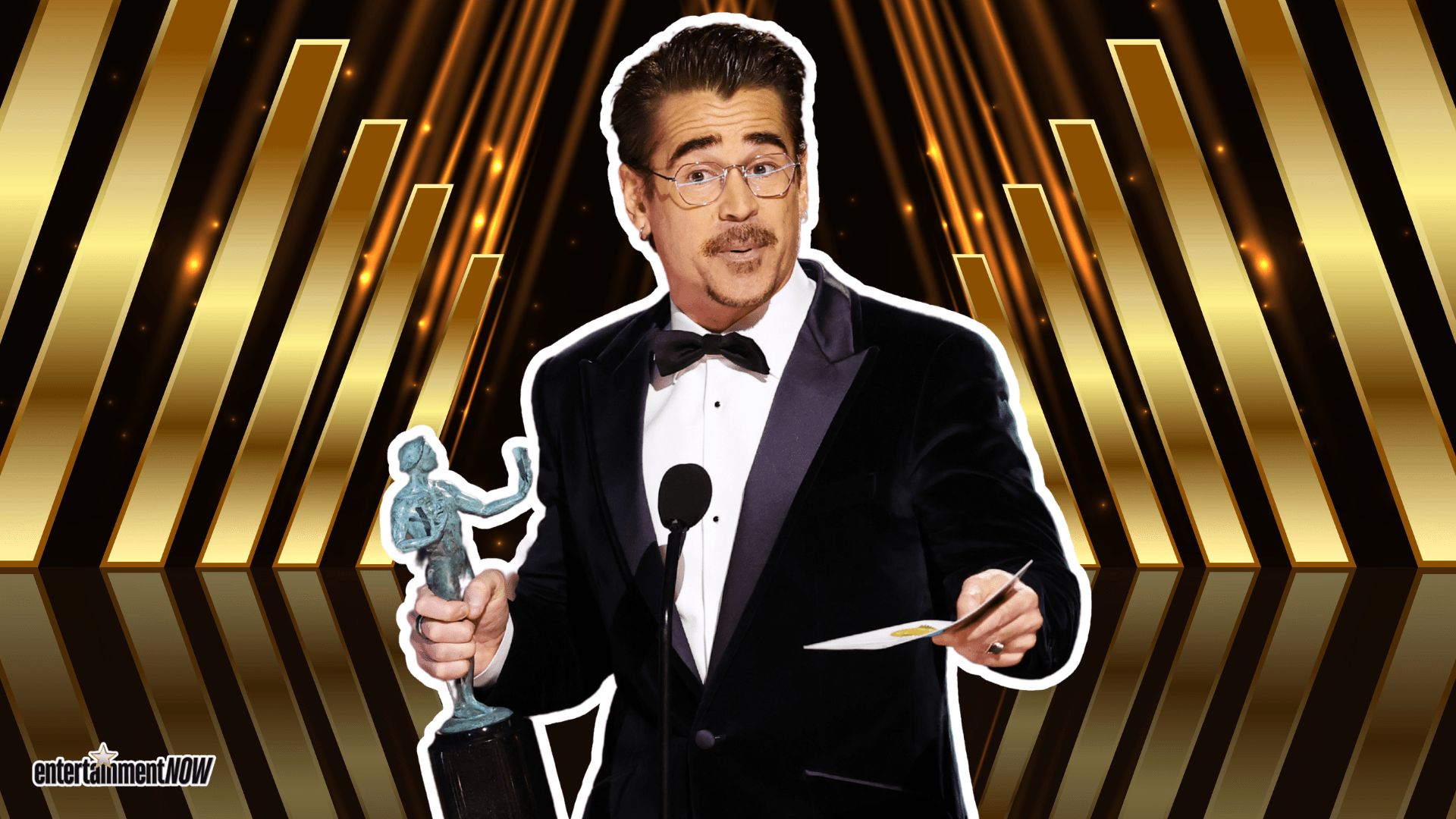 Colin Farrell Wins SAG Award for "The Penguin"