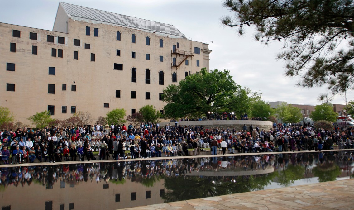 Reba McEntire Plants Survivor Tree for OKC Bombing Anniversary