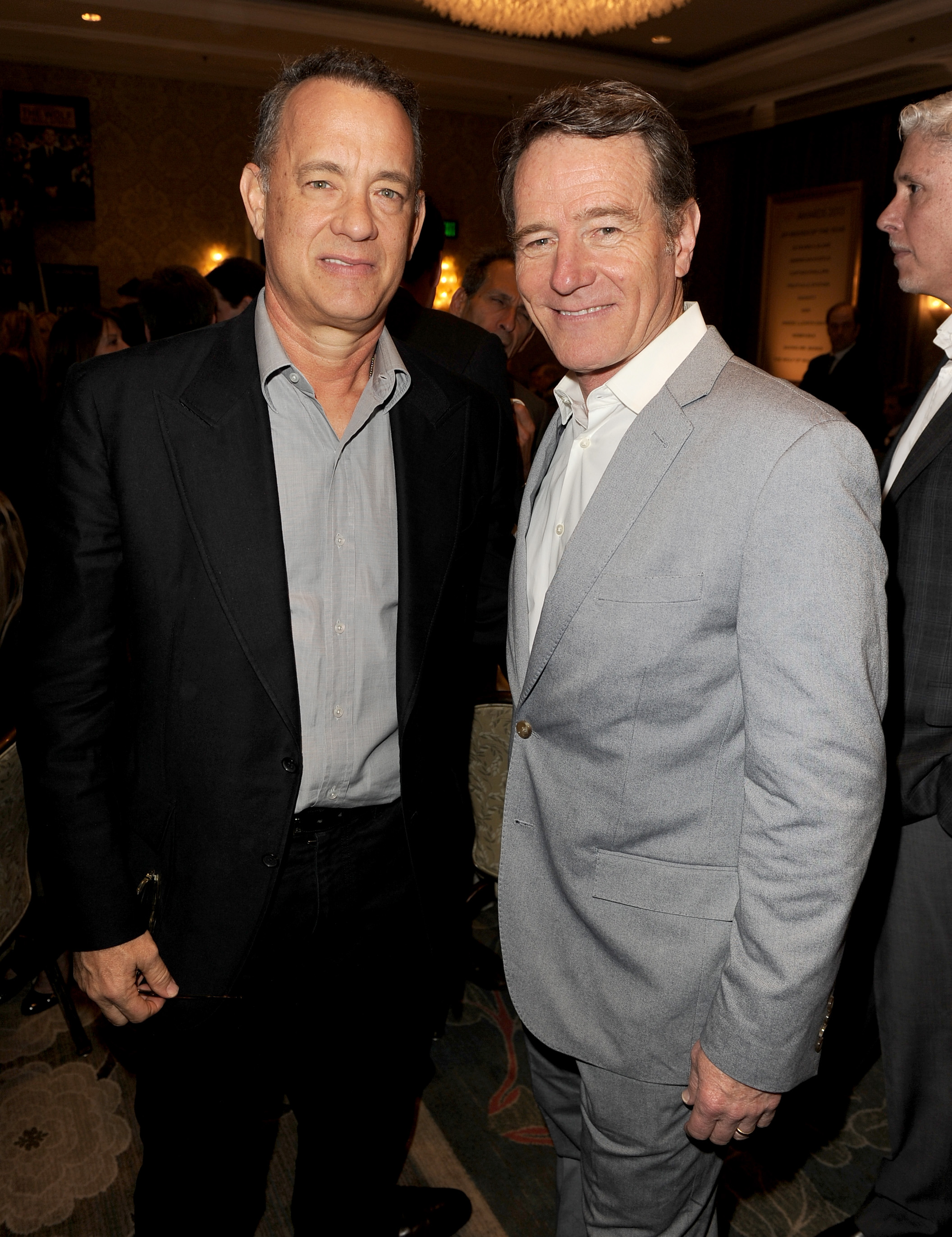 Tom Hanks & Bryan Cranston Hilariously Scold Paparazzi
