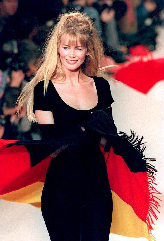 Supermodel Claudia Schiffer, 54, Glows in Sun-Kissed Photos