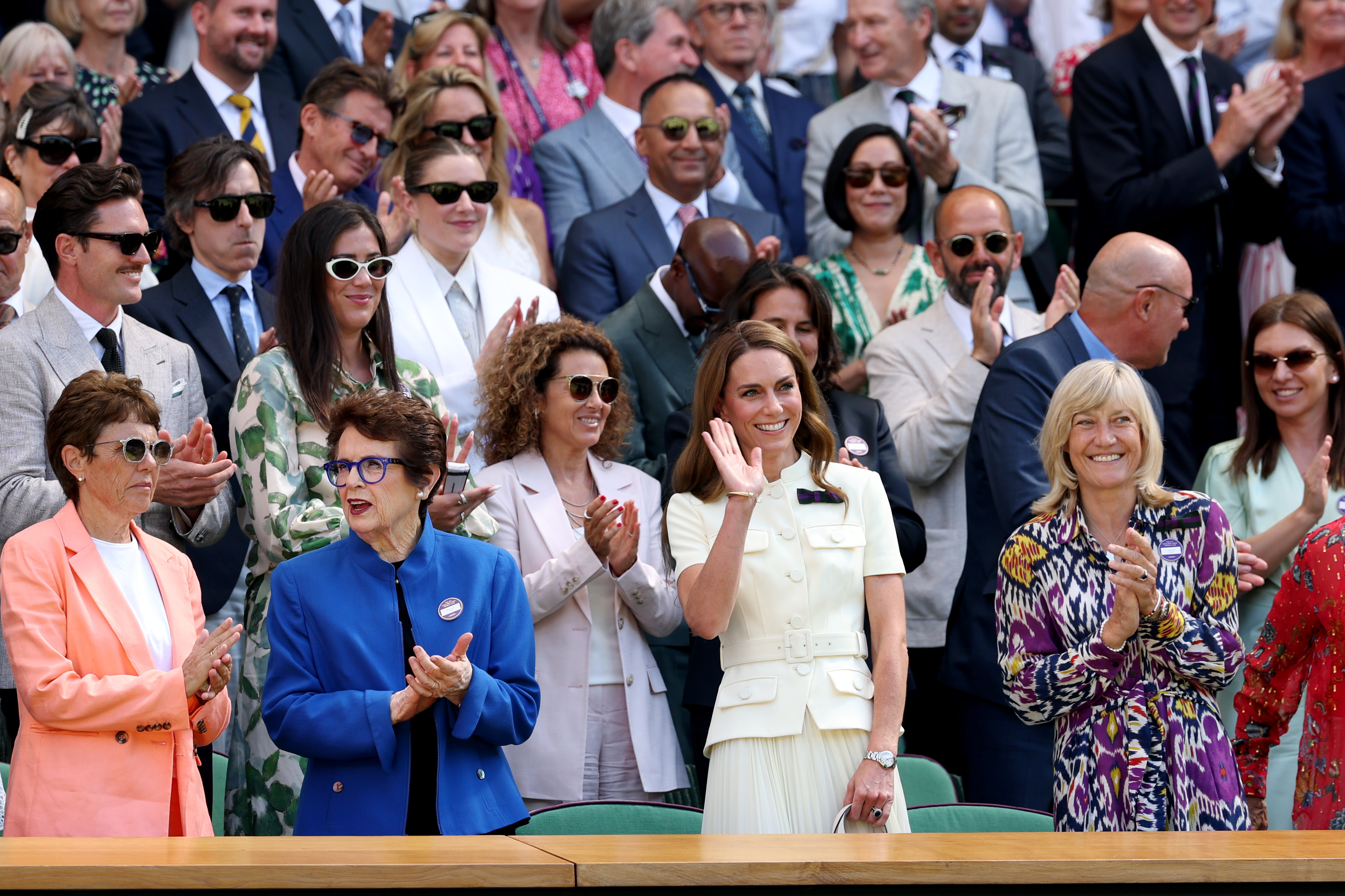 Princess Kate Steps Back Into Spotlight at Wimbledon: PHOTOS