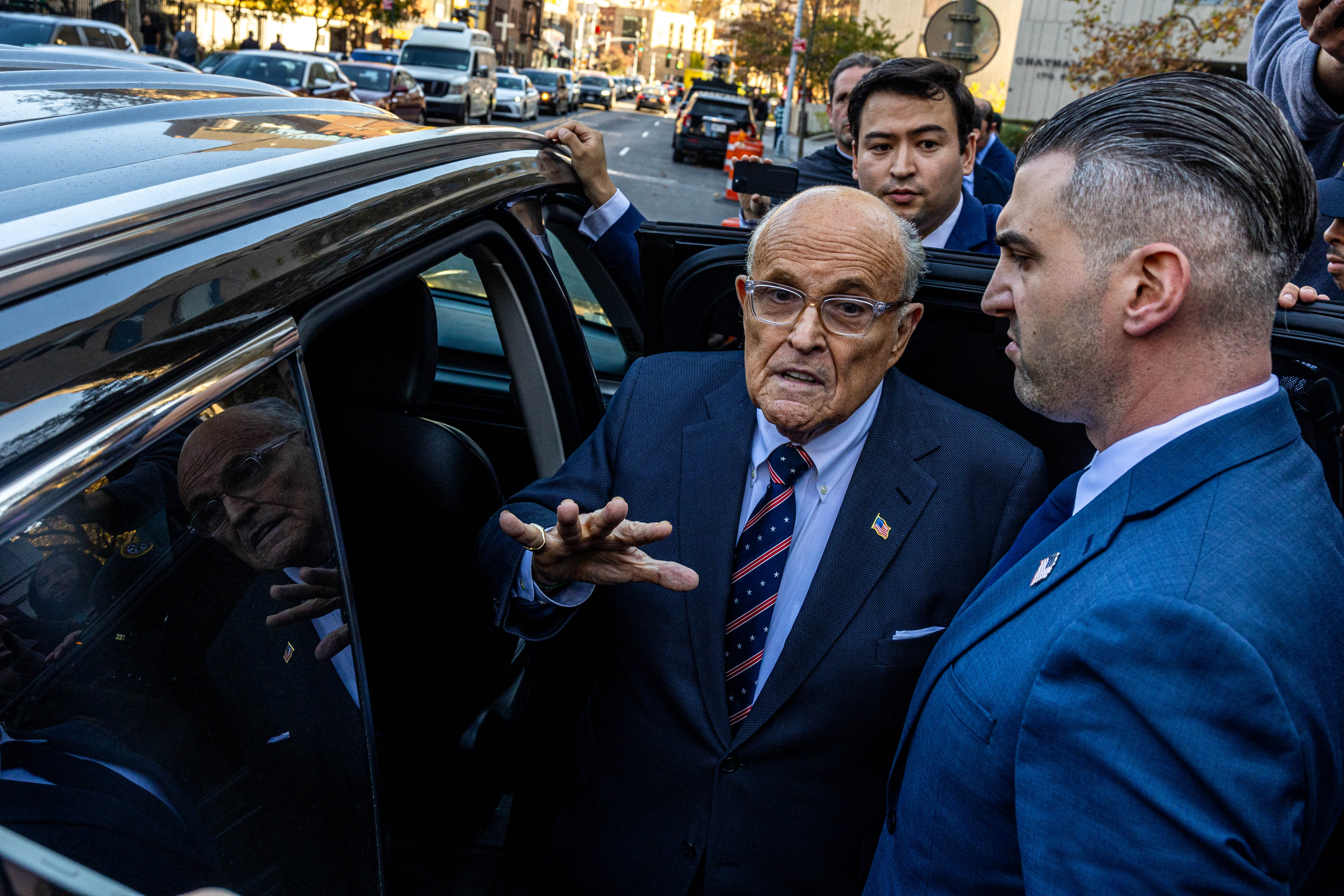 Former N.Y.C. Mayor Rudy Giuliani Seriously Injured In Car Accident