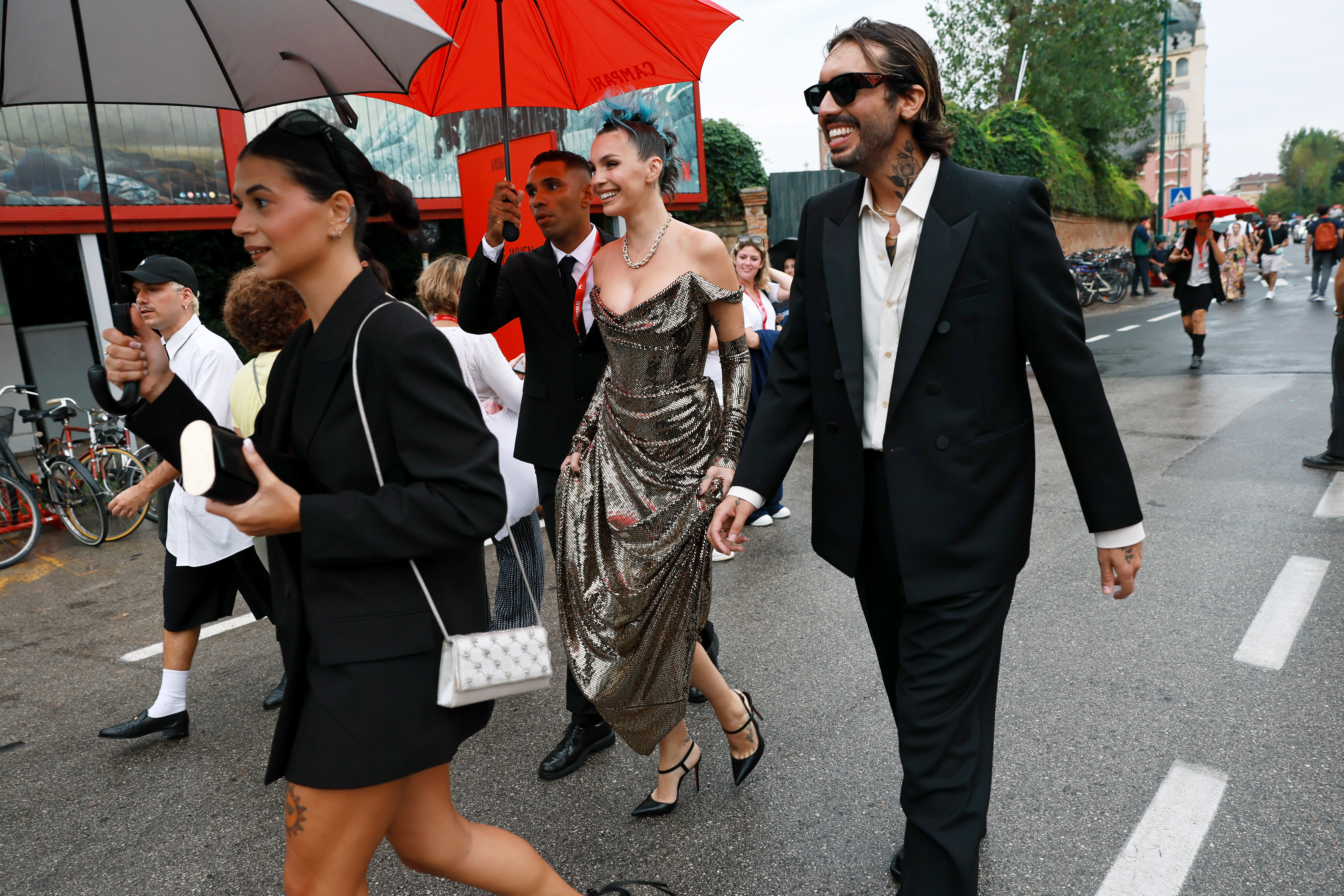 Rose Villain Debuts a Fierce New Hairstyle on the Red Carpet