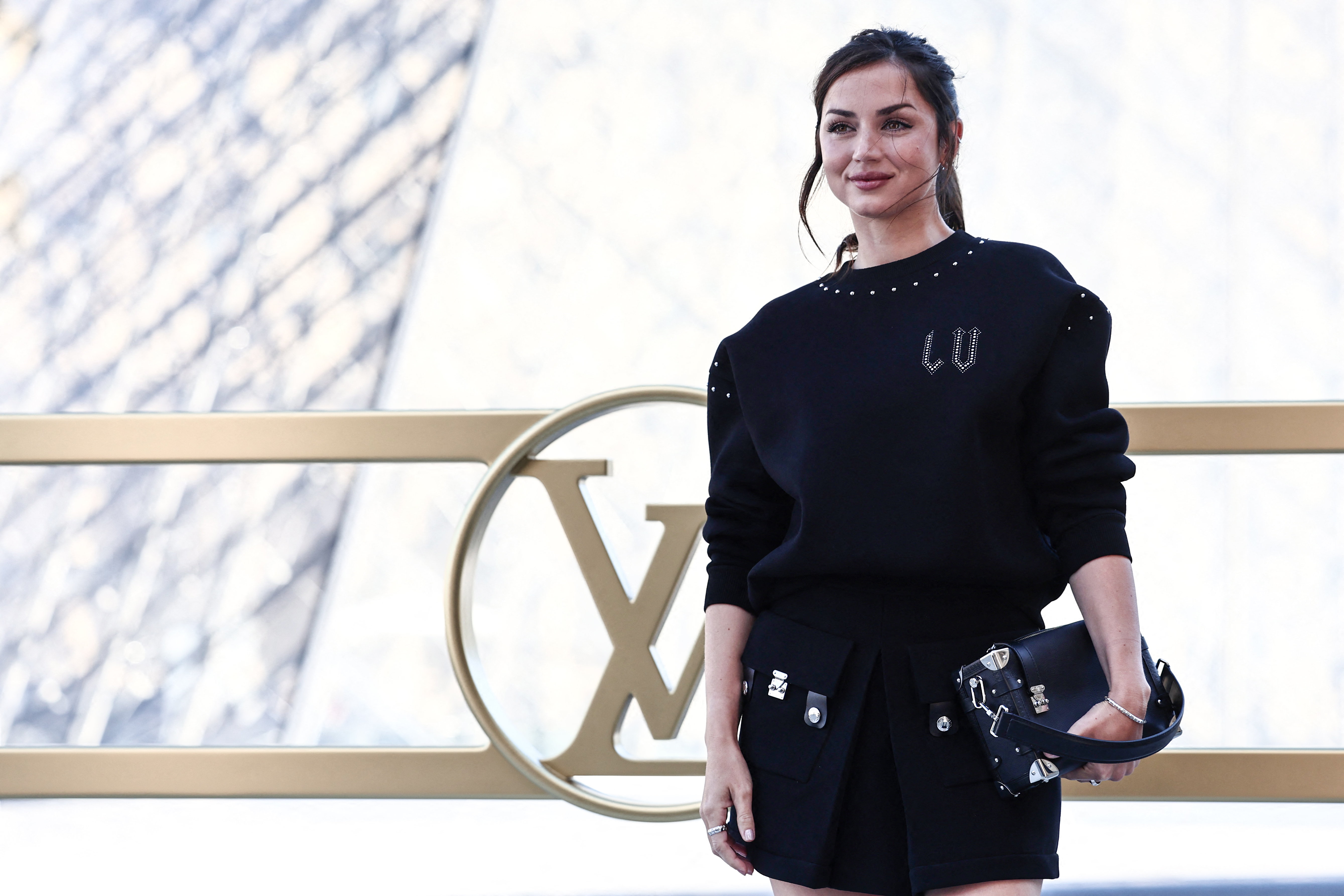 Ana de Armas Shines at LV Photocall During Paris Fashion Week