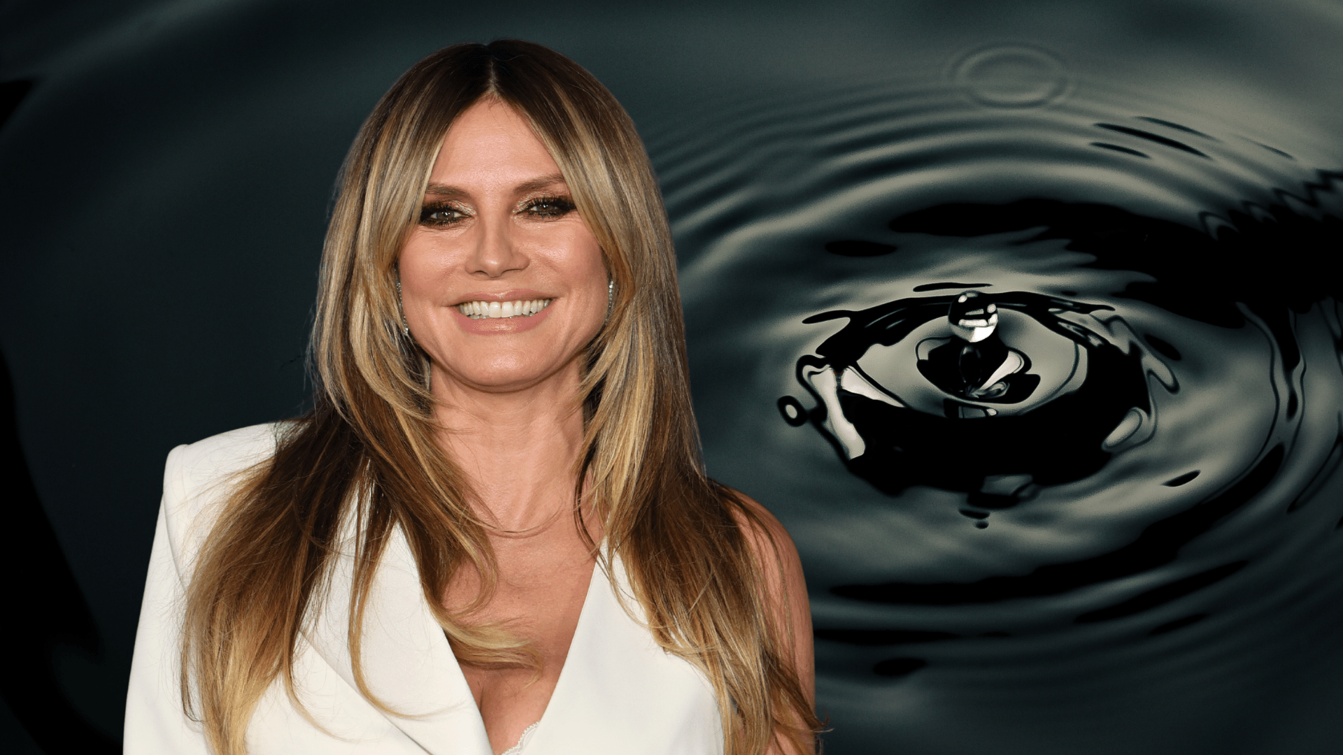 Heidi Klum Slays Skintight 'Liquid' Leather Dress