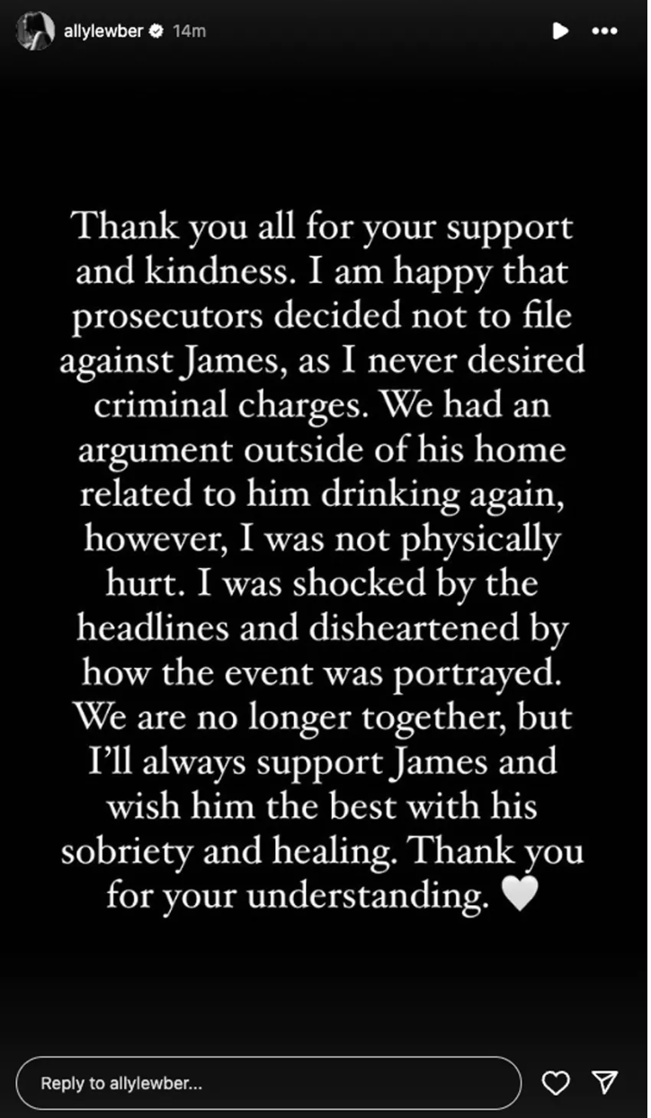 Ally Lewber Shares Why She Broke Up With James Kennedy