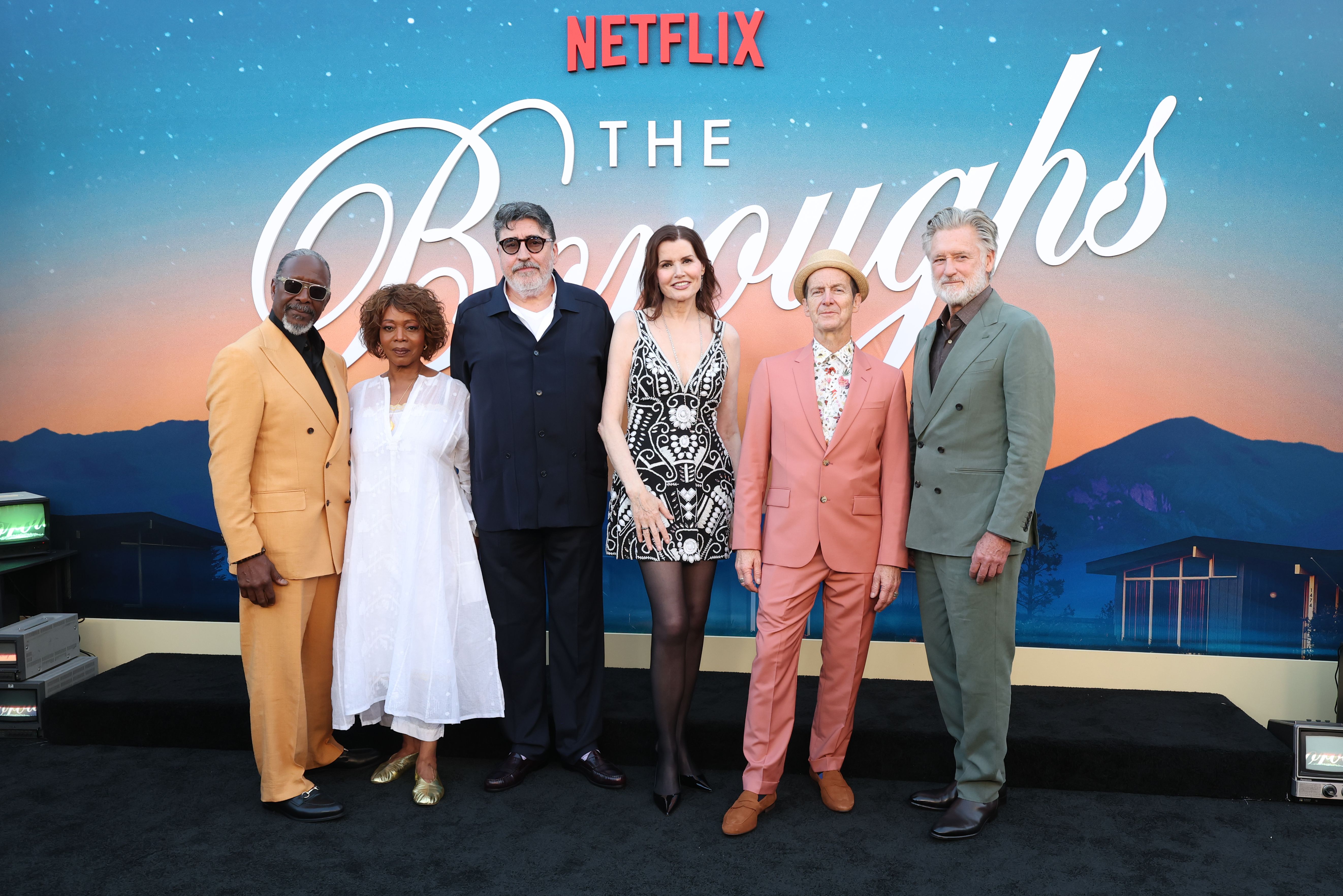 Geena Davis Looks Radiant Ahead of Netflix Series 'The Boroughs'