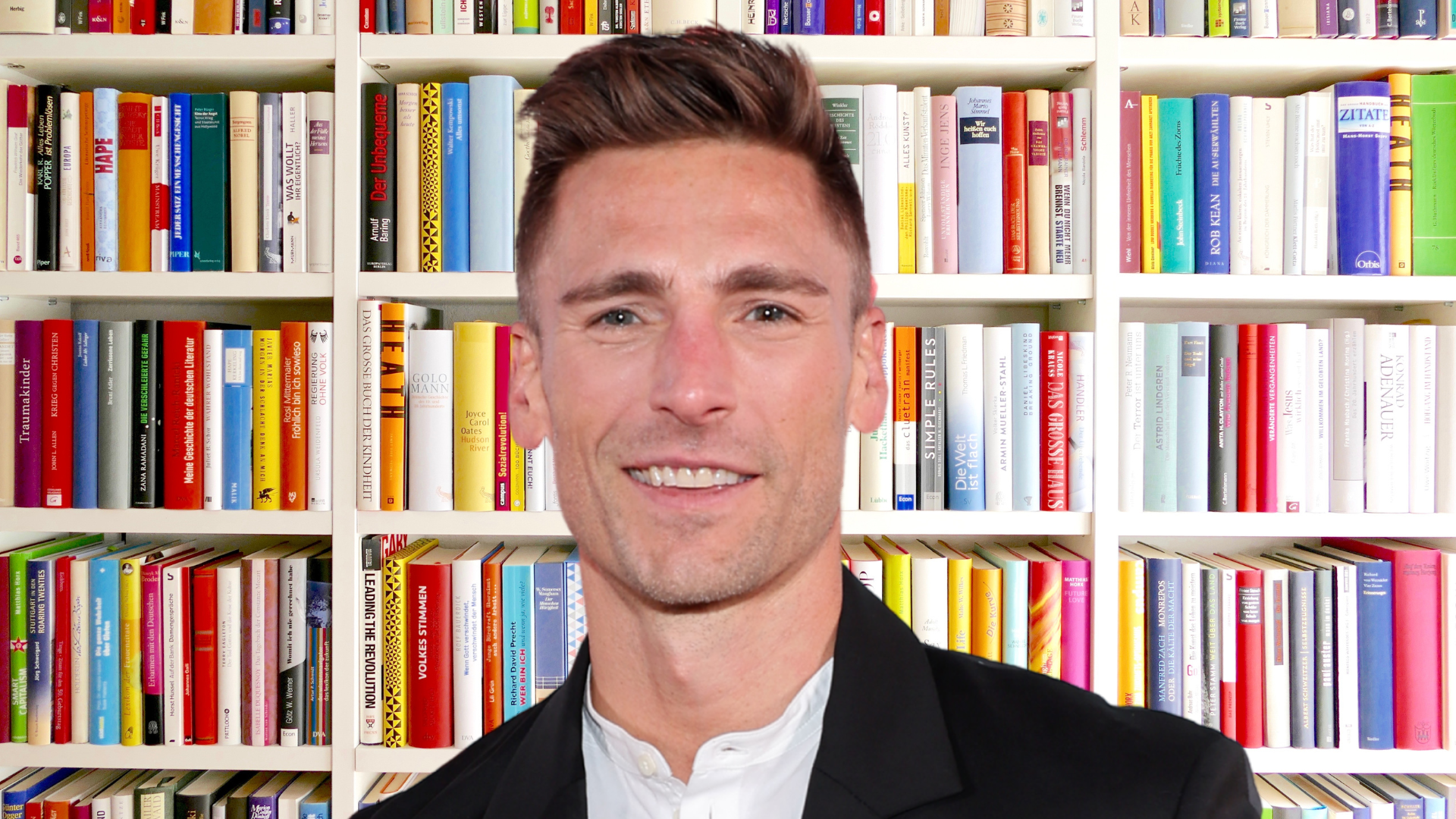 Andrew Walker's New Photoshoot Is a Book-Lover's Dream Come True