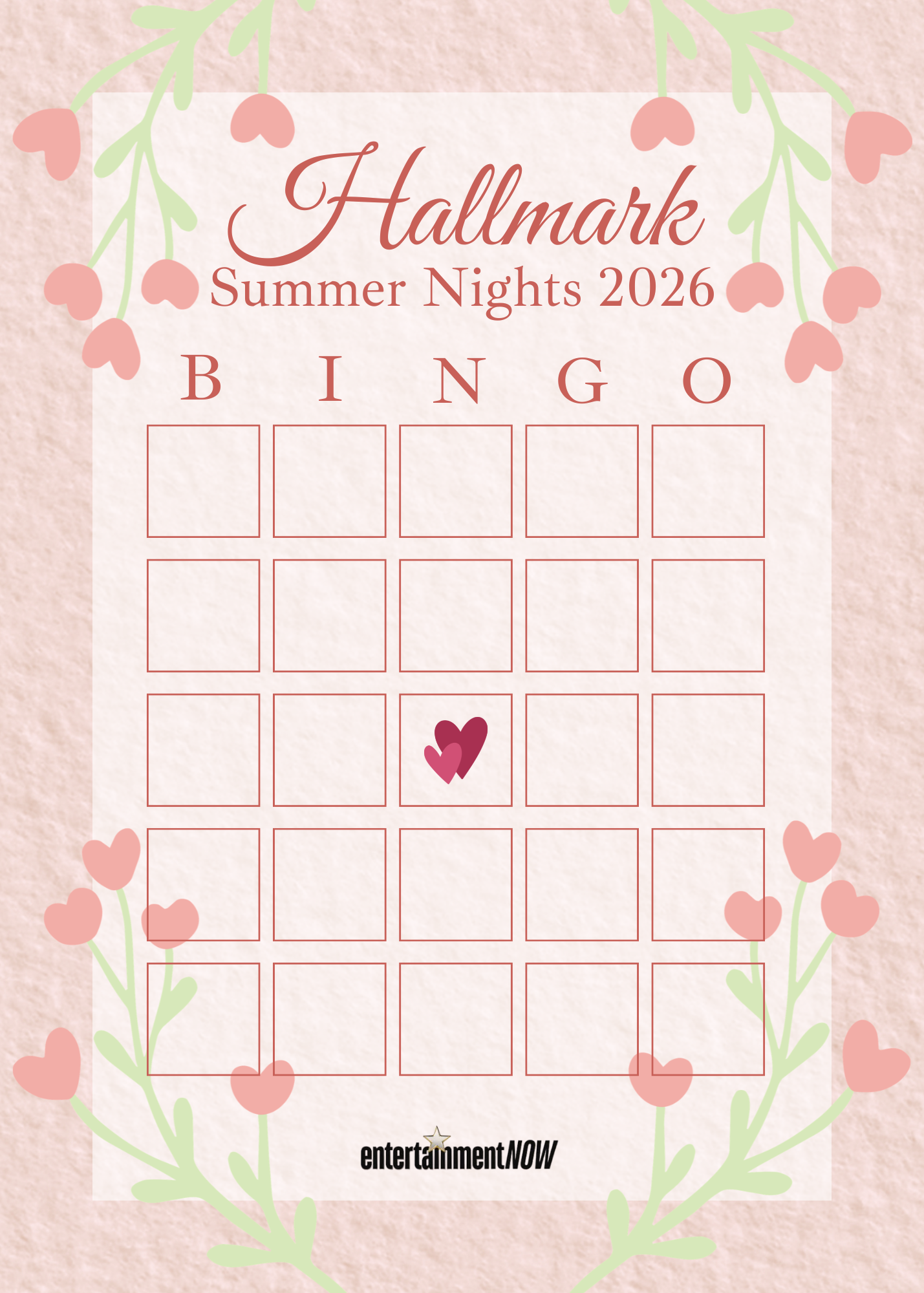 Get a Hallmark Summer Nights 2026 Bingo Card